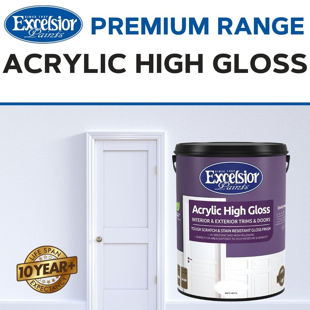 Excelsior Premium Acrylic High Gloss | BHT Paint Store